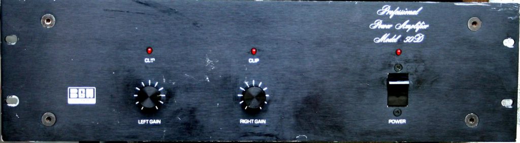 BGW Model 50D – Professional Power Amplifier | Spass am Hobby